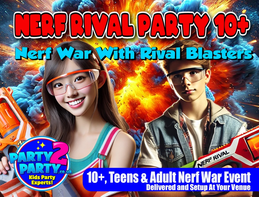 Nerf Rival Party Package Hire East Midlands
